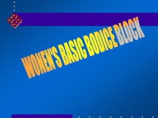 Women's bodice block | PDF