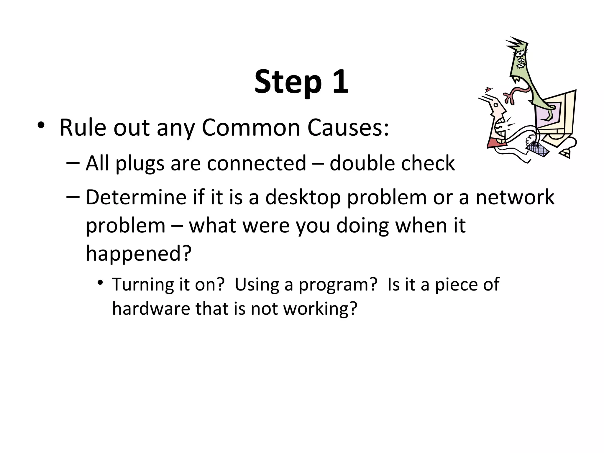 Basic Troubleshooting | PPT