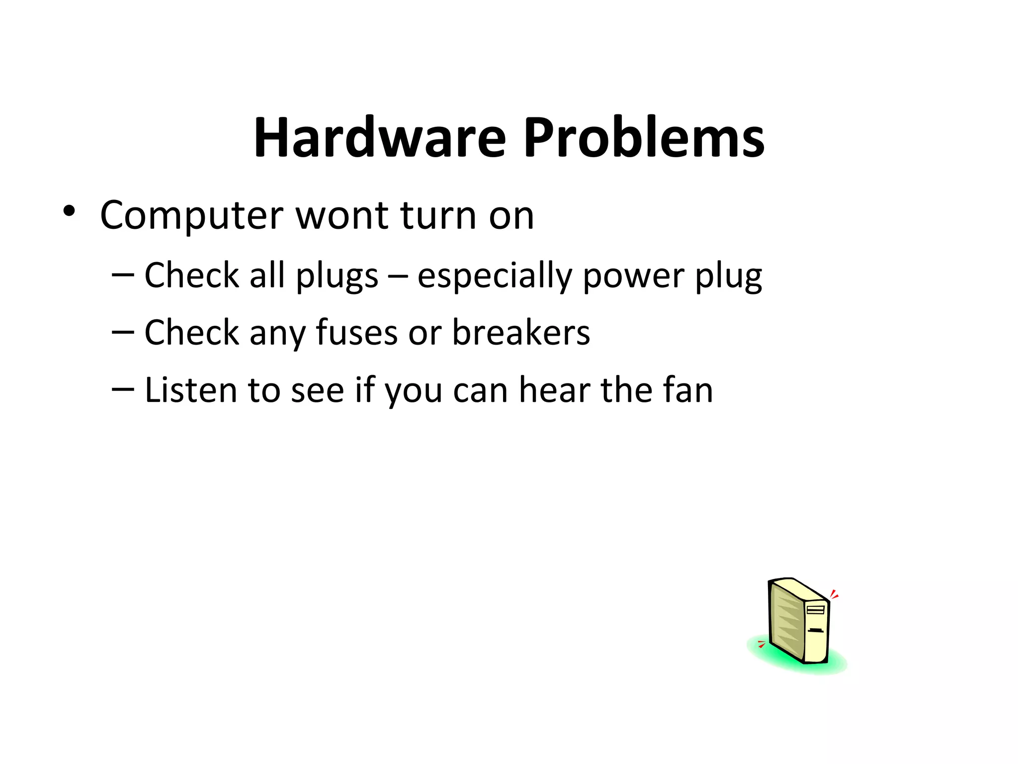 Basic Troubleshooting | PPT