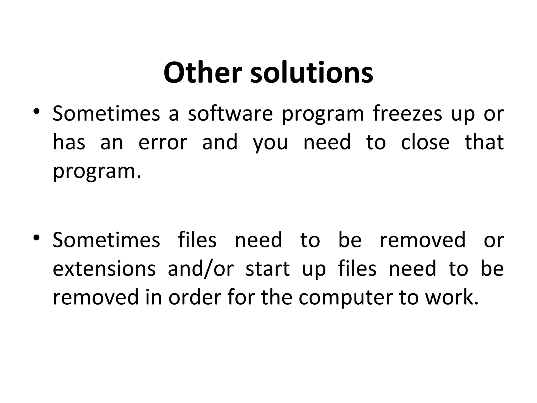 Basic Troubleshooting | PPT