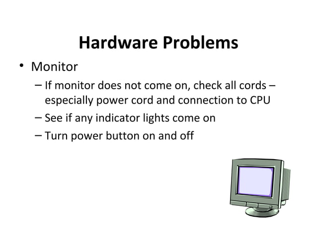 Basic Troubleshooting | PPT | Operating Systems | Computer Software and ...