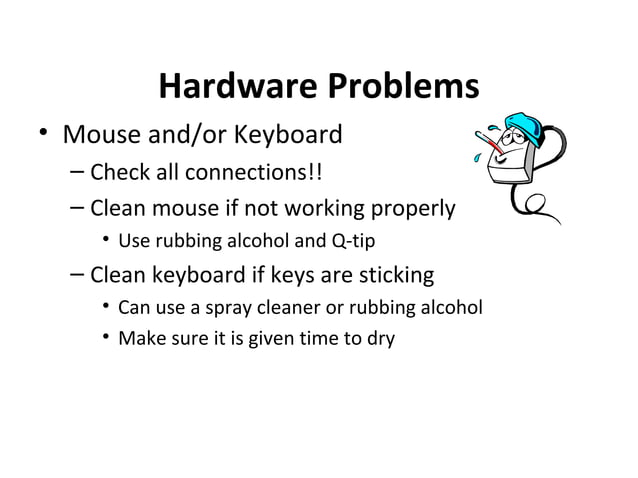 Basic Troubleshooting | PPT | Operating Systems | Computer Software and ...