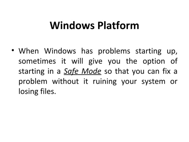 Basic Troubleshooting | PPT | Operating Systems | Computer Software and ...