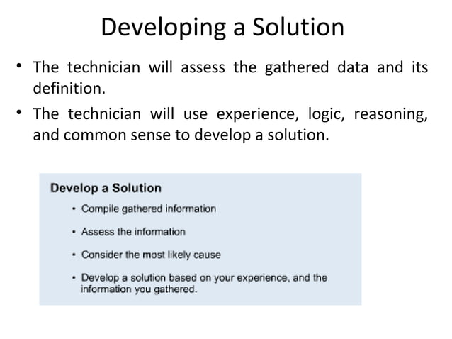 Basic Troubleshooting | PPT | Operating Systems | Computer Software and ...