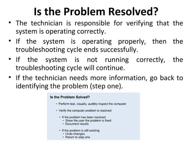 Basic Troubleshooting | PPT | Operating Systems | Computer Software and ...
