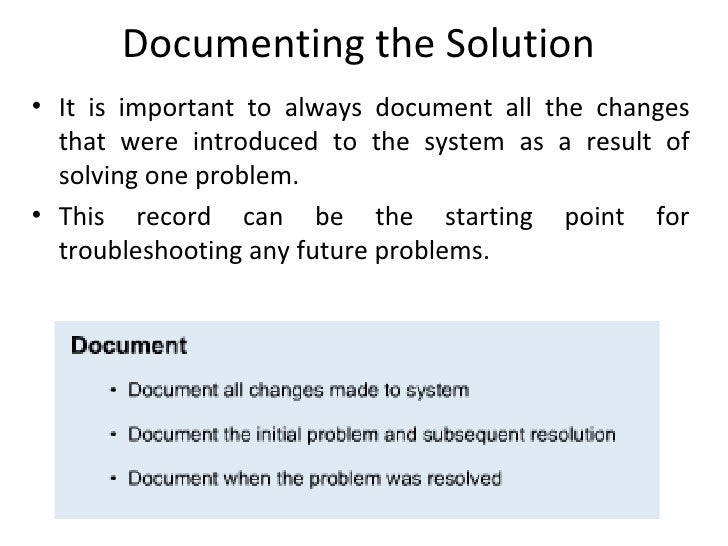 Basic Troubleshooting