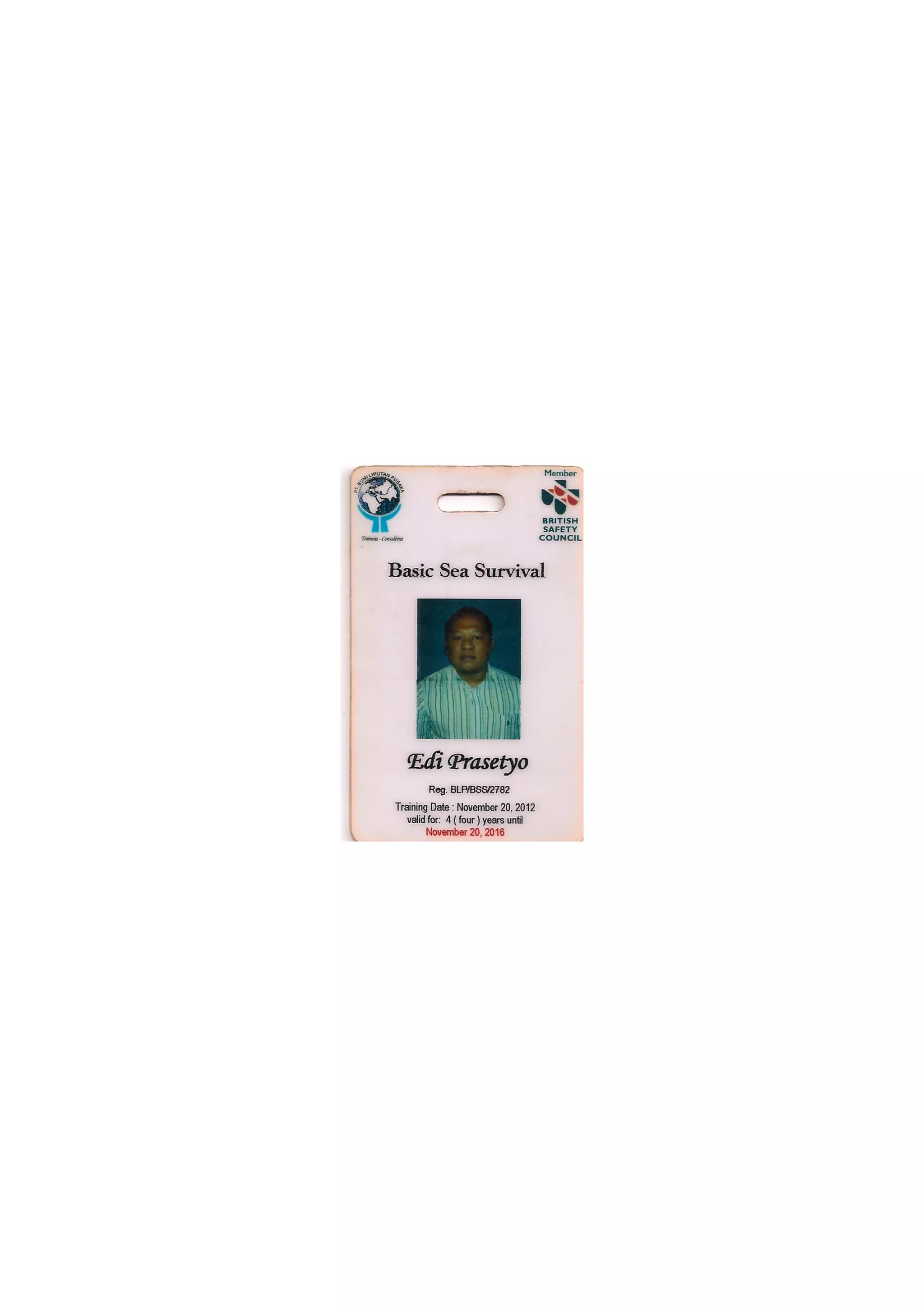 sea survival badge and certificate | PDF