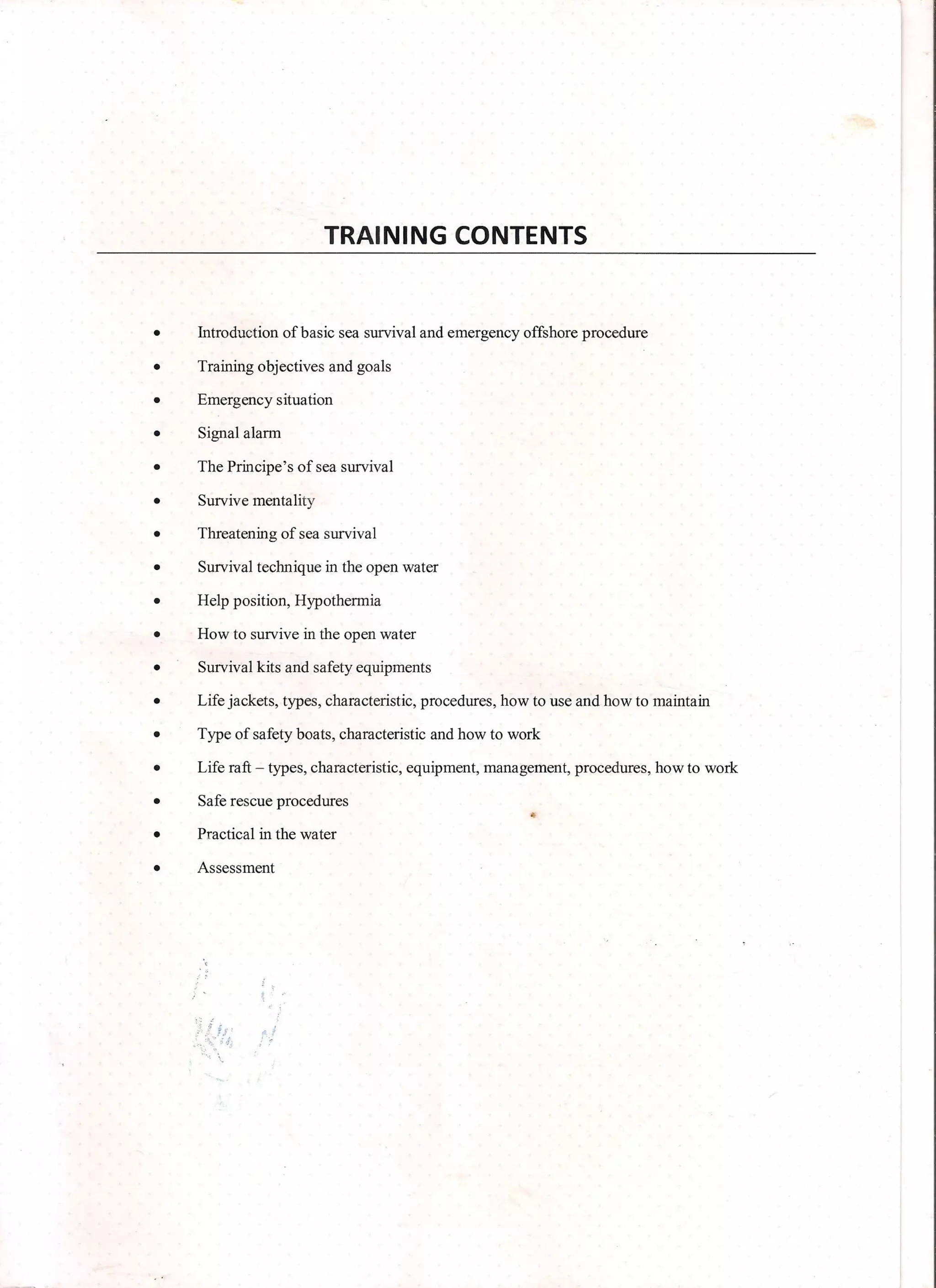 sea survival badge and certificate | PDF