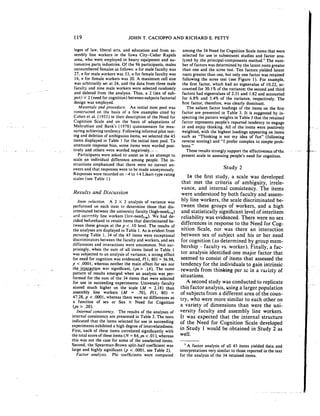 The Need for Cognition by John T. Cacioppo, and Richard E. Petty | PDF