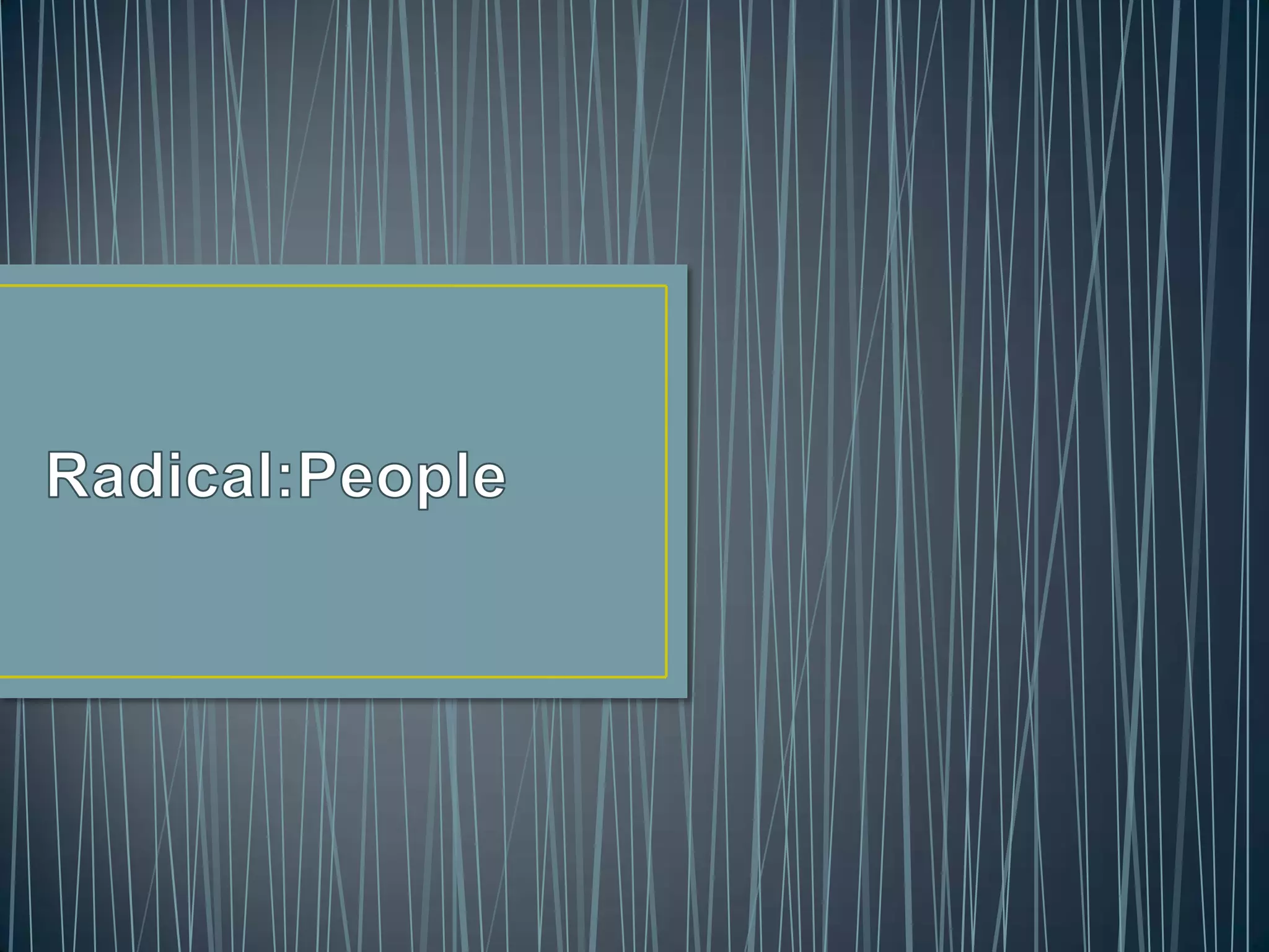 03_Radical: human related-1_people | PPTX