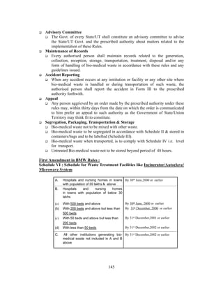 bio medical waste management & handling- rules and gui_2 | PDF