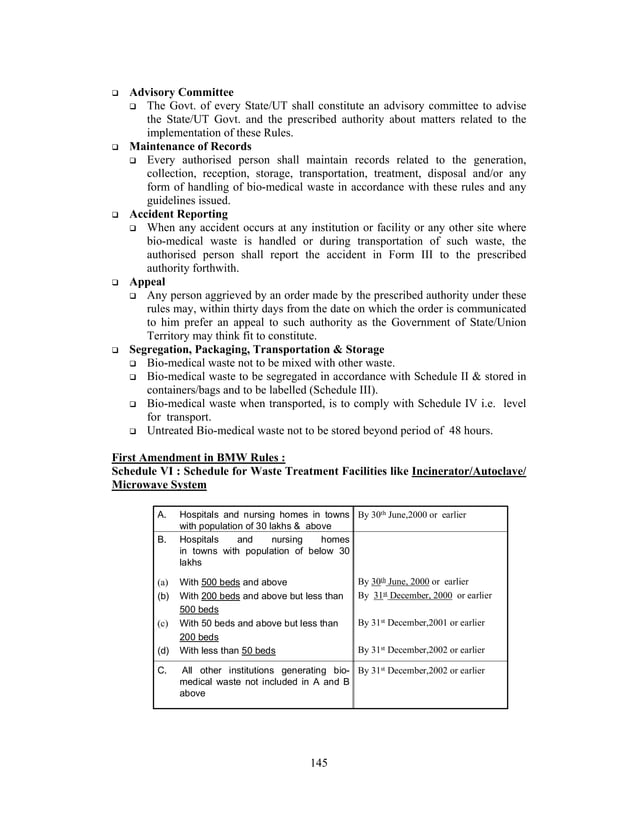 bio medical waste management & handling- rules and gui_2 | PDF