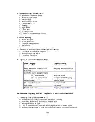 bio medical waste management & handling- rules and gui_2 | PDF