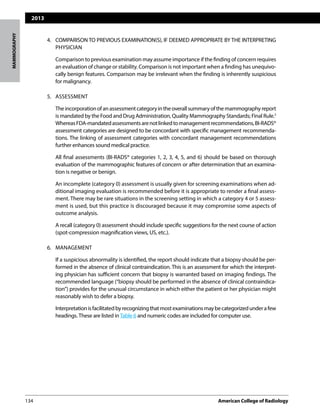 02 birads mammography reporting | PDF