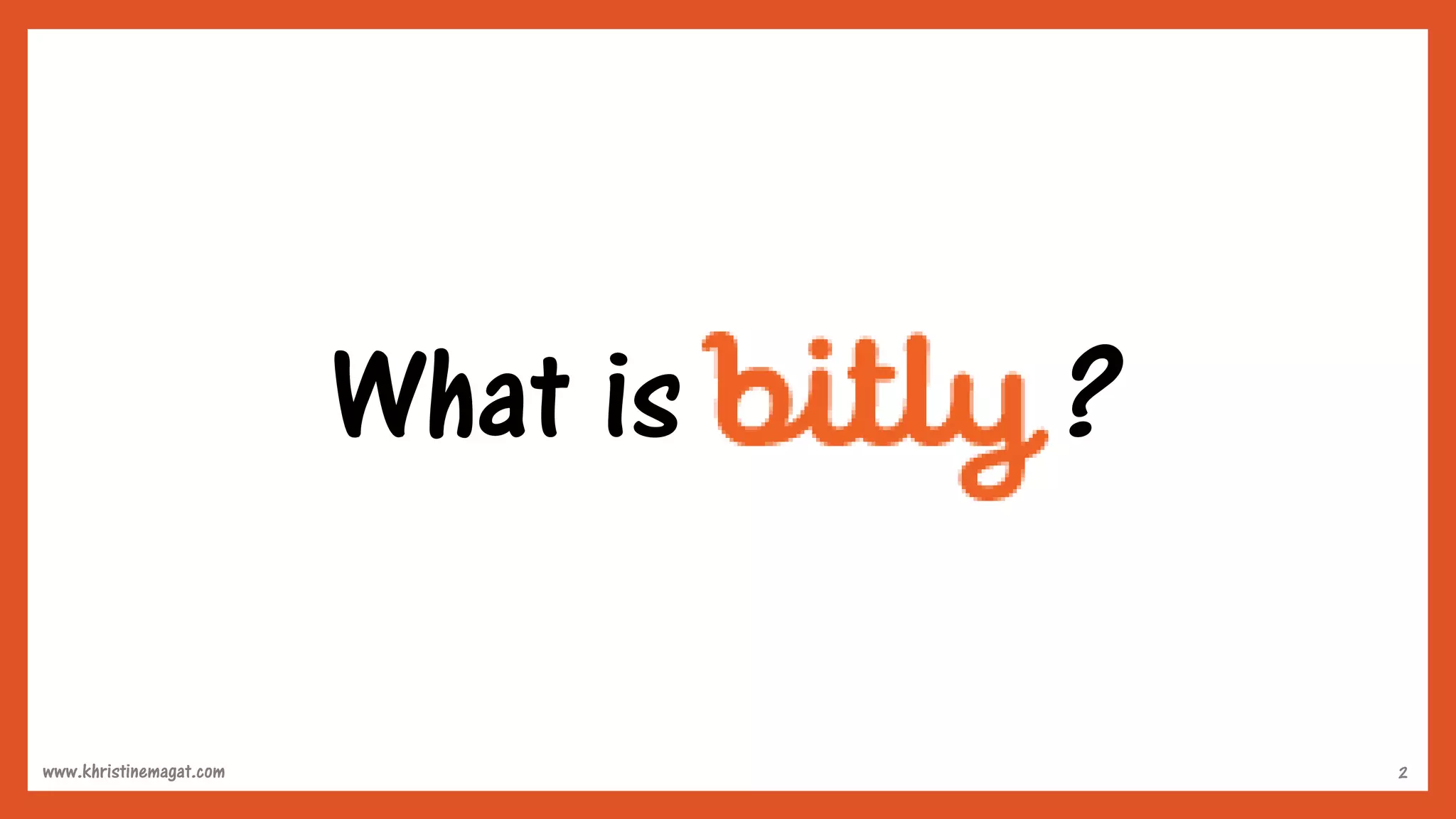 How to Use Bitly | PDF