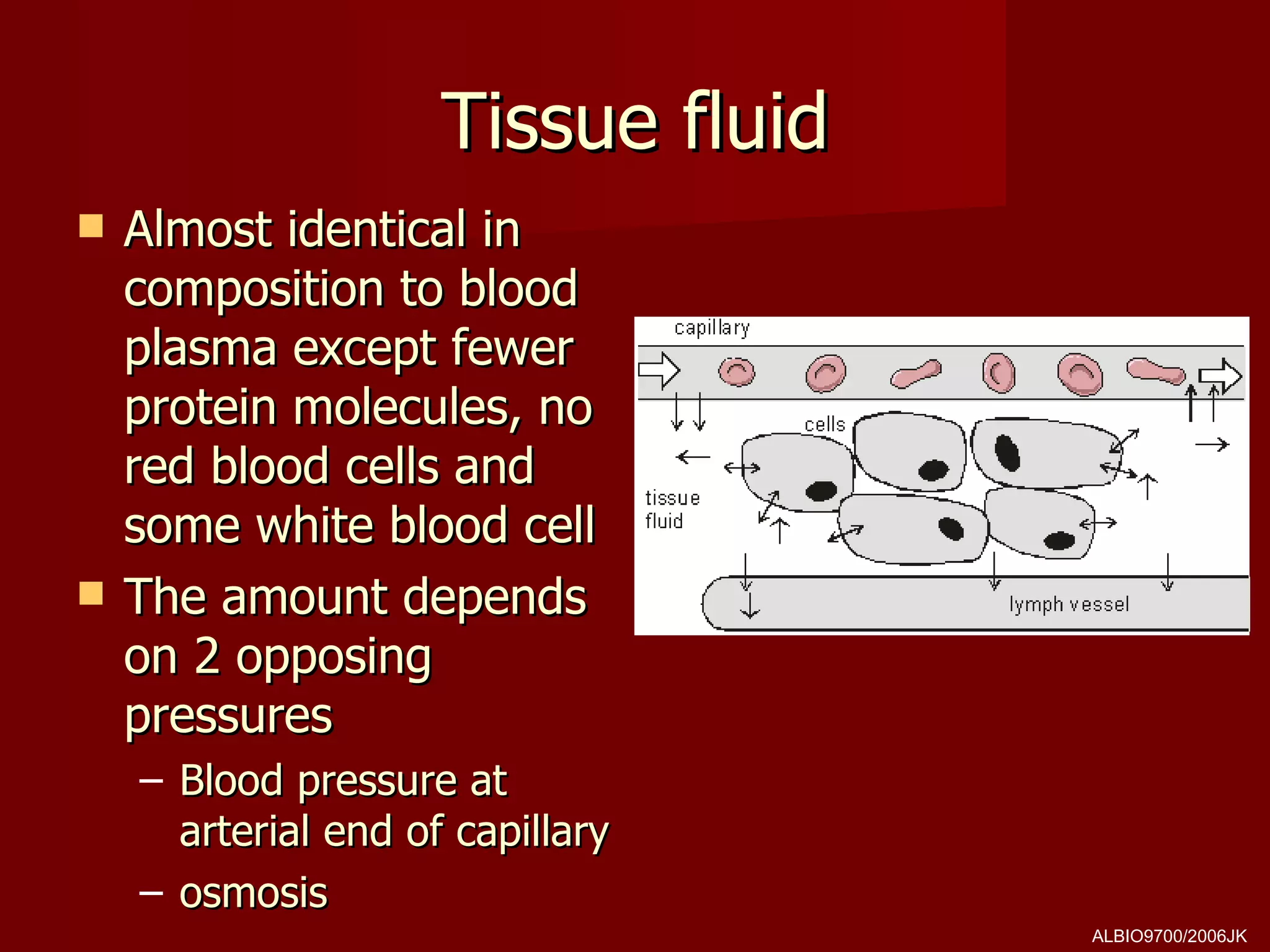 02 Blood, Tissue Fluid and Lymph | PPT