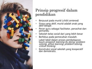 Pendidikan Kristen vs progresivisme | PPTX