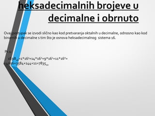 02 brojni sistemi | PDF