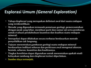 02b tahap esplorasi 10 | PPT