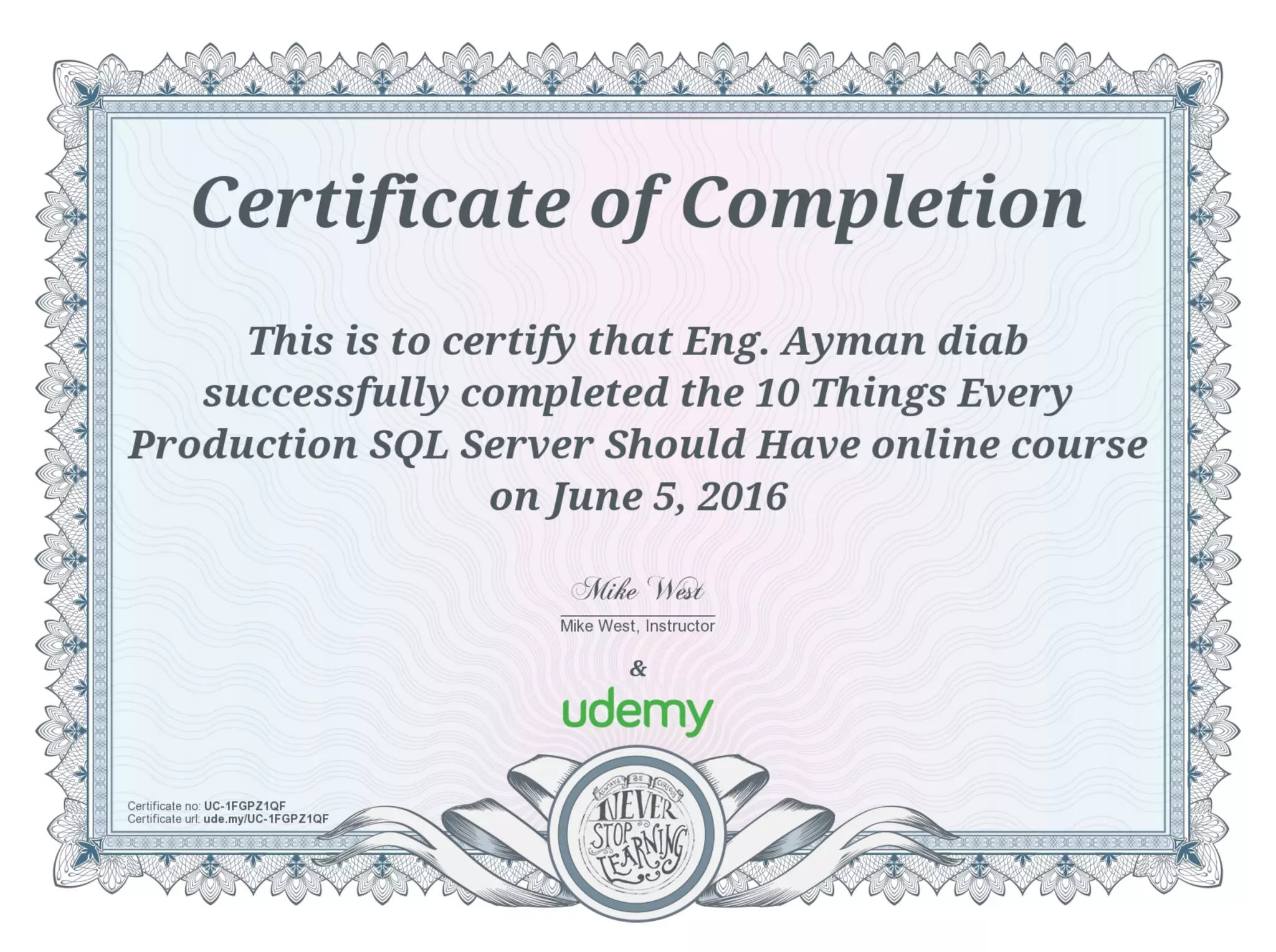 10 Things Every Production SQL Server Should Have | PPT