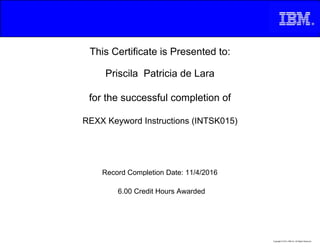 REXX Keyword Instructions | PDF