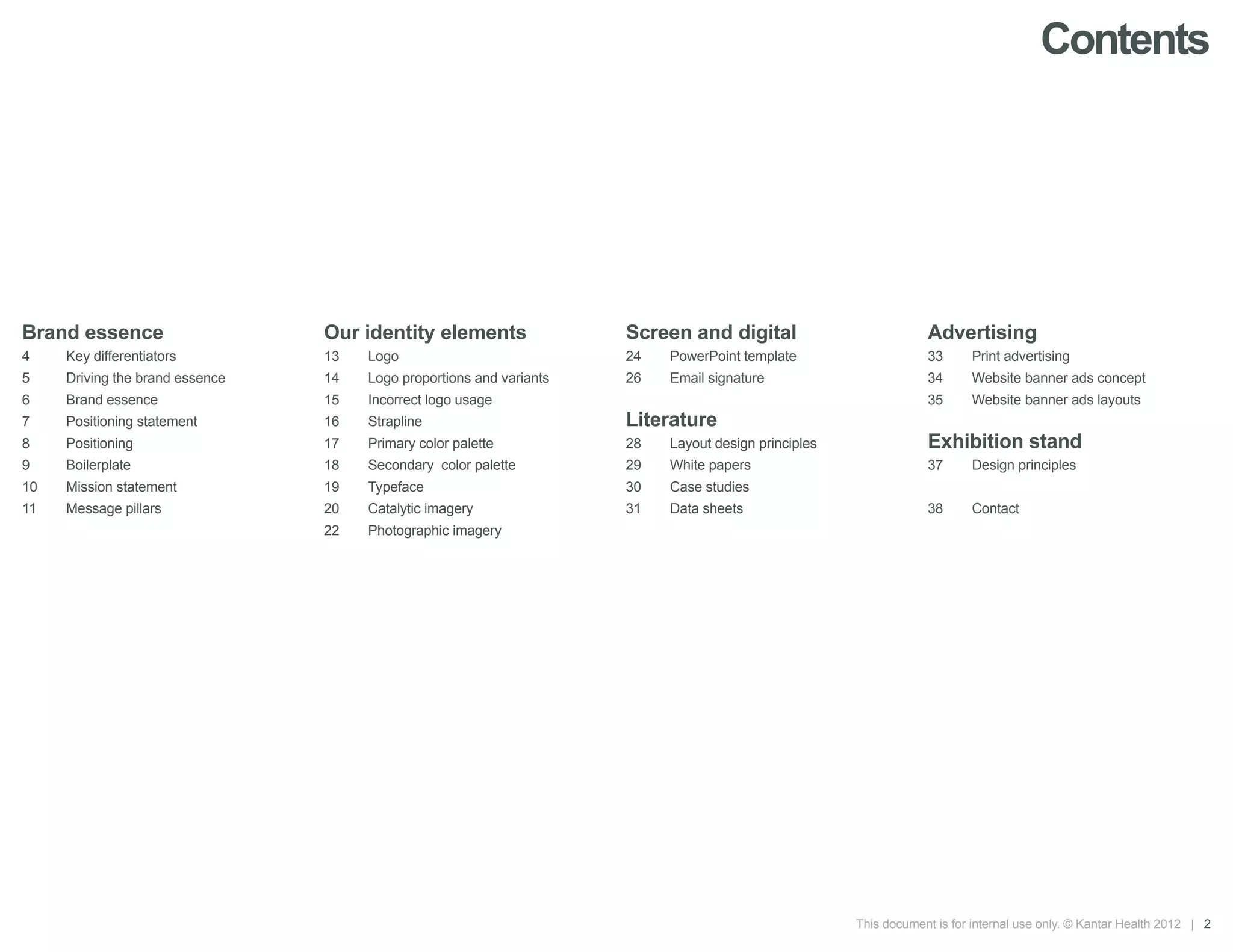 Kantar_Health_brand_guidelines_Feb2012 | PPT