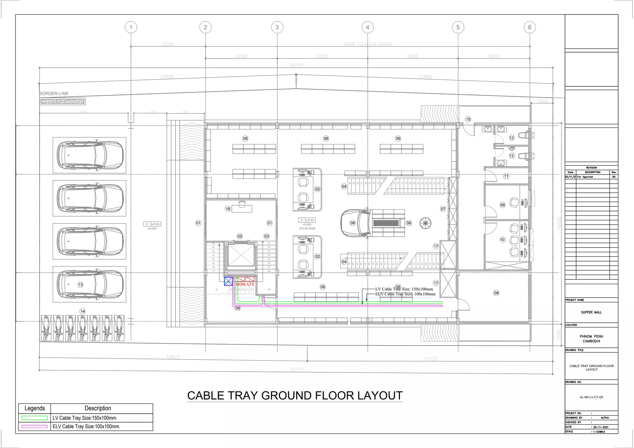 Concept Cable tray drawing | PDF