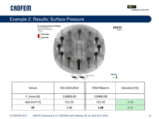 Fast and reliable bolt assessment inside ansys | PDF