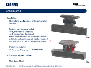 Fast and reliable bolt assessment inside ansys | PDF