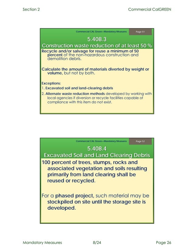 Commercial CalGreen - Mandatory Measures | PDF | Landscaping | Home ...