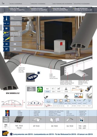 02 Calhas - Canaletas - Trunking system - Goulottes - JSL -material ...