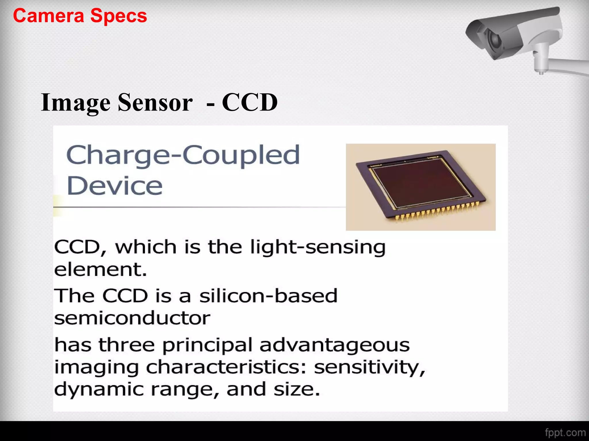 02 cctv camera specification | PPT