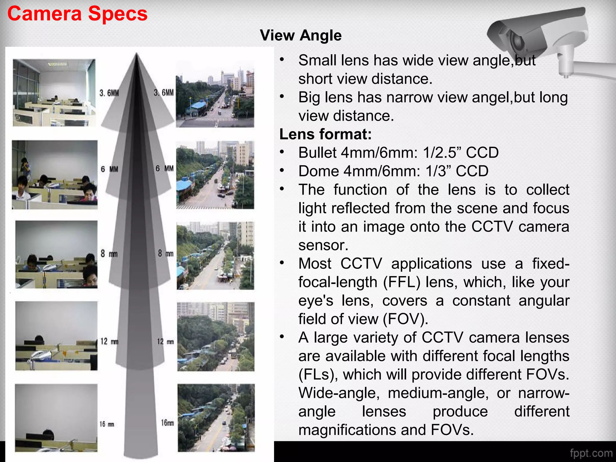 02 cctv camera specification | PPT