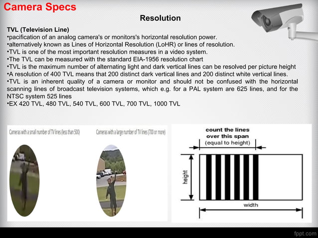 02 cctv camera specification | PPT | Photography | Arts and Crafts