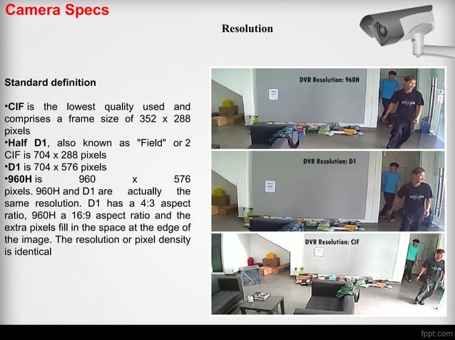 02 cctv camera specification | PPT | Photography | Arts and Crafts