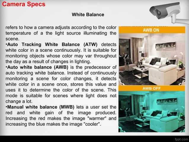 02 cctv camera specification | PPT | Photography | Arts and Crafts