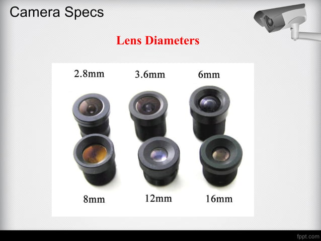 02 cctv camera specification | PPT | Photography | Arts and Crafts