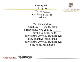 02 Capítulo 3 - Hello Goodbye.ppt