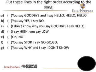 02 Capítulo 3 - Hello Goodbye.ppt