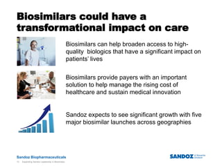 Expanding Sandoz leadership in biosimilars | PDF