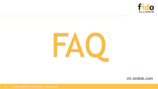 Enterprise Deployment of FIDO in SKT | PPTX | Computing | Technology ...