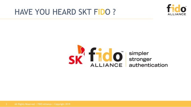 Enterprise Deployment of FIDO in SKT | PPT