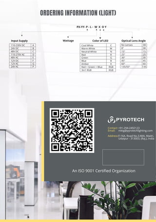 Guide to Pyrotech LED Lighting Solutions | PDF