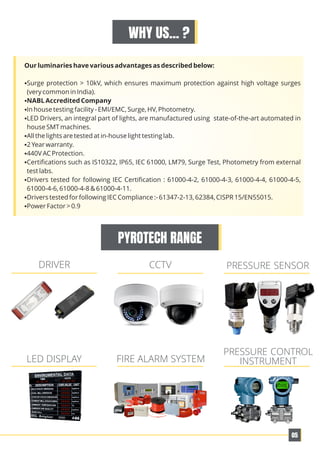 Guide to Pyrotech LED Lighting Solutions | PDF