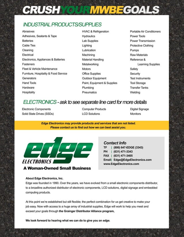 Edge-WBE-Grainger-DA-Partner | PDF