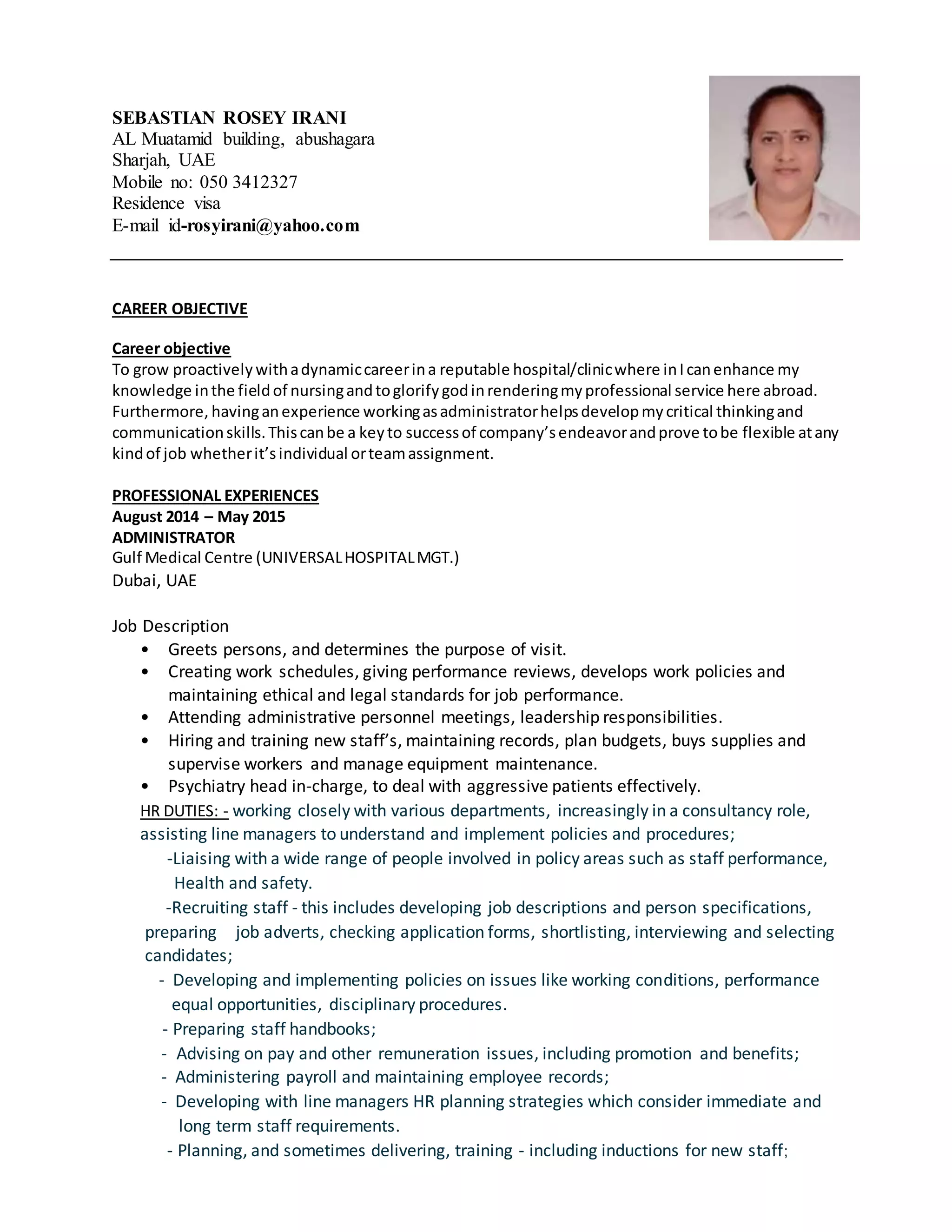ROSY CV | PDF