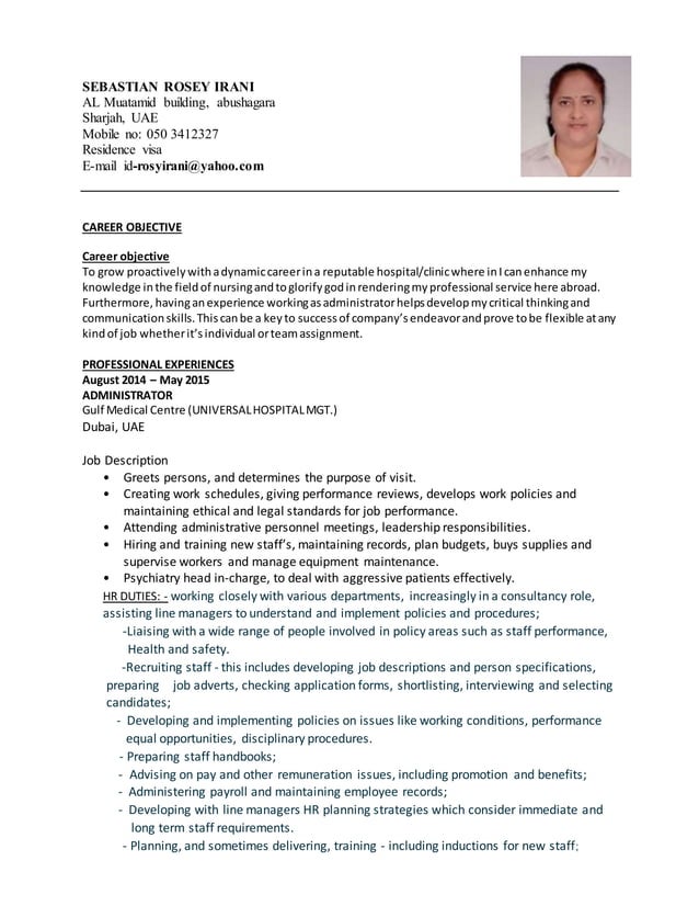 ROSY CV | PDF