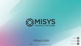 Misys acquires Custom Credit Systems, a leading provider of credit ...