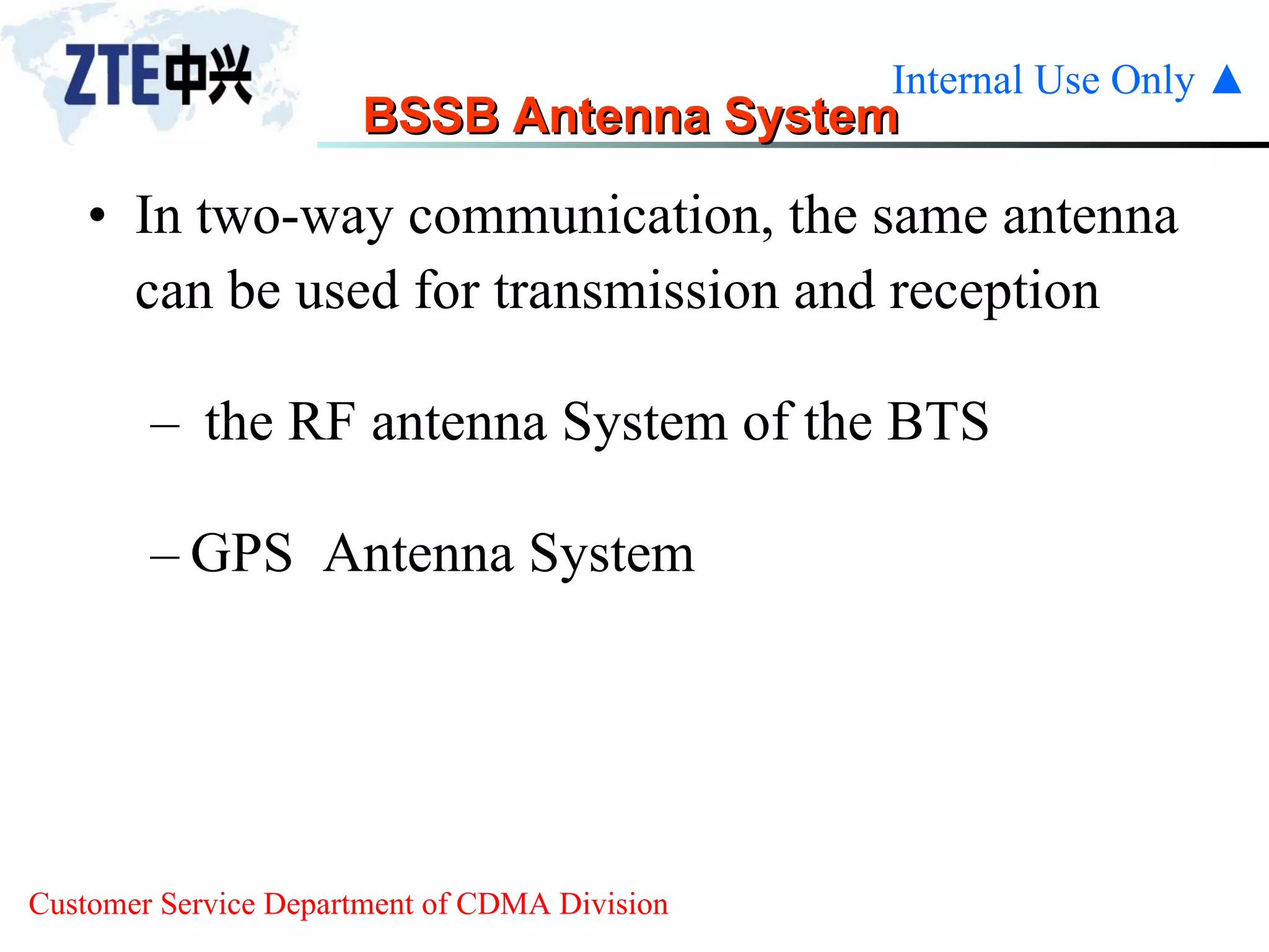02 cdma antenna and feeder system | PPT