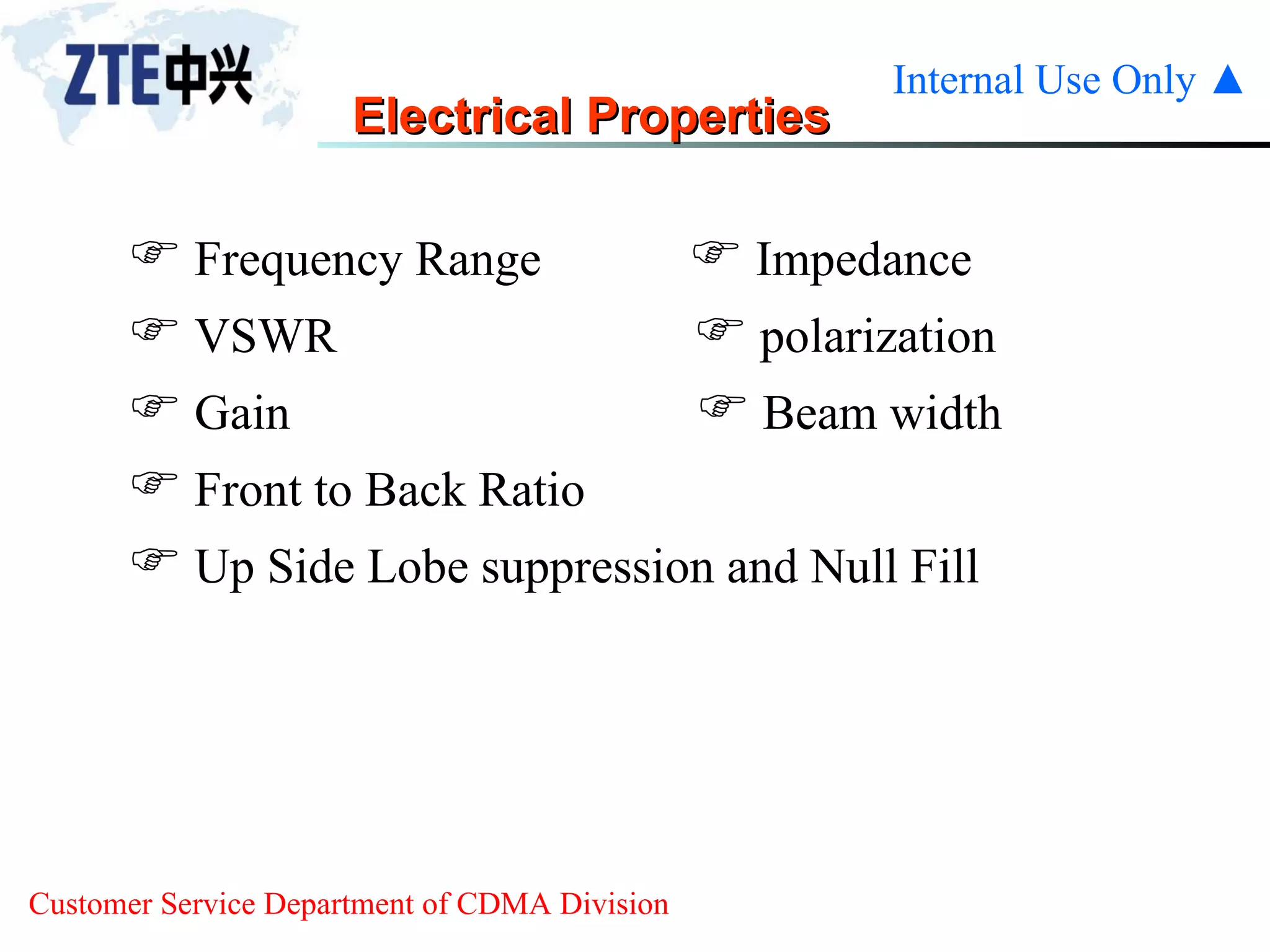 02 cdma antenna and feeder system | PPT